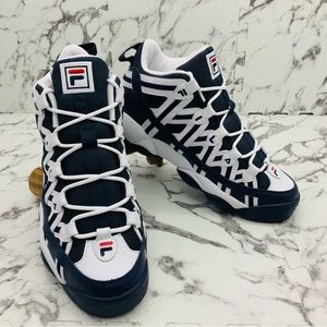 Fila | Shoes | Mens Fila Stackhouse Spaghetti Navy White Sneakers Nwt ...